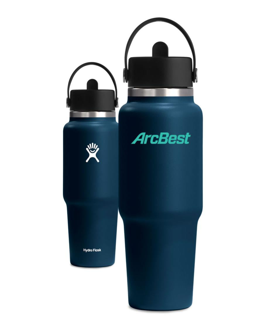Hydro Flask® 32 oz. Wide Mouth with Travel Bottle w/Flex Straw Cap ...